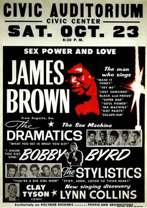 AOR-1.57 James Brown Civic Auditorium 1971 Value - GoCollect (aor-1-57 ...