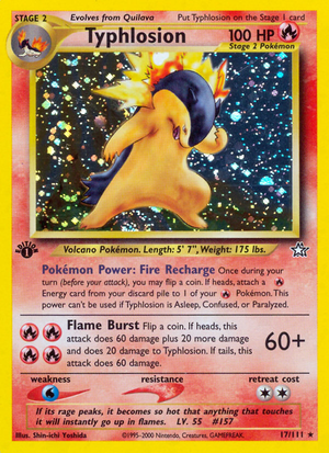 Typhlosion (17/111) - Neo Genesis (1st Edition) Value - GoCollect