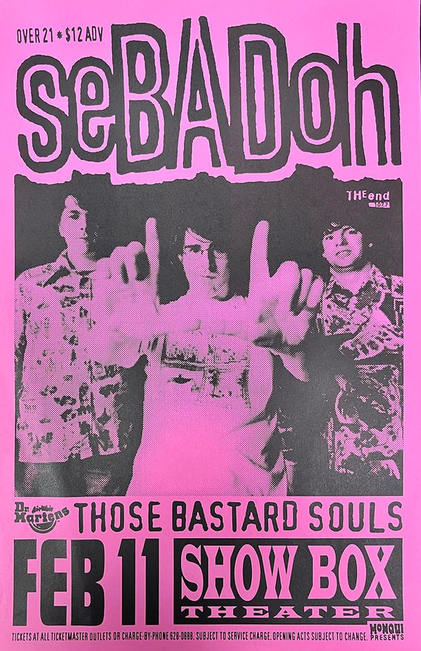 Sebadoh & Those Bastard Souls Show Box Theatre 1997 Value - GoCollect ...