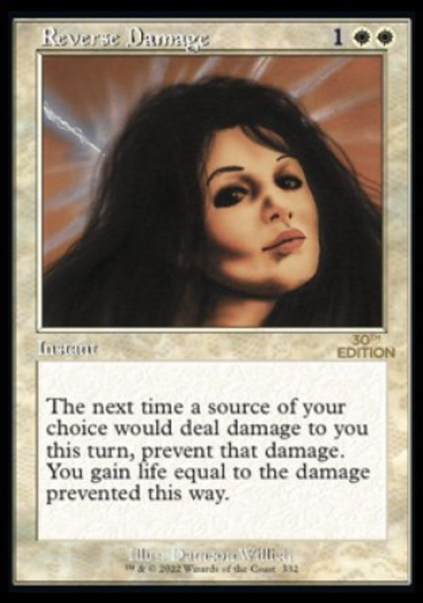 Reverse Damage (Magic 30th Anniversary Edition - Old Frame) Value ...