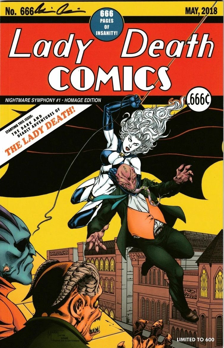 Lady Death Nightmare Symphony #1 (Homage Edition) Value - GoCollect
