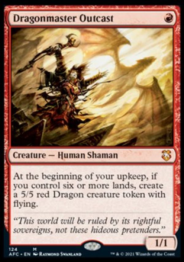 Dragonmaster Outcast (D&D Forgotten Realms Commander Decks) Value ...