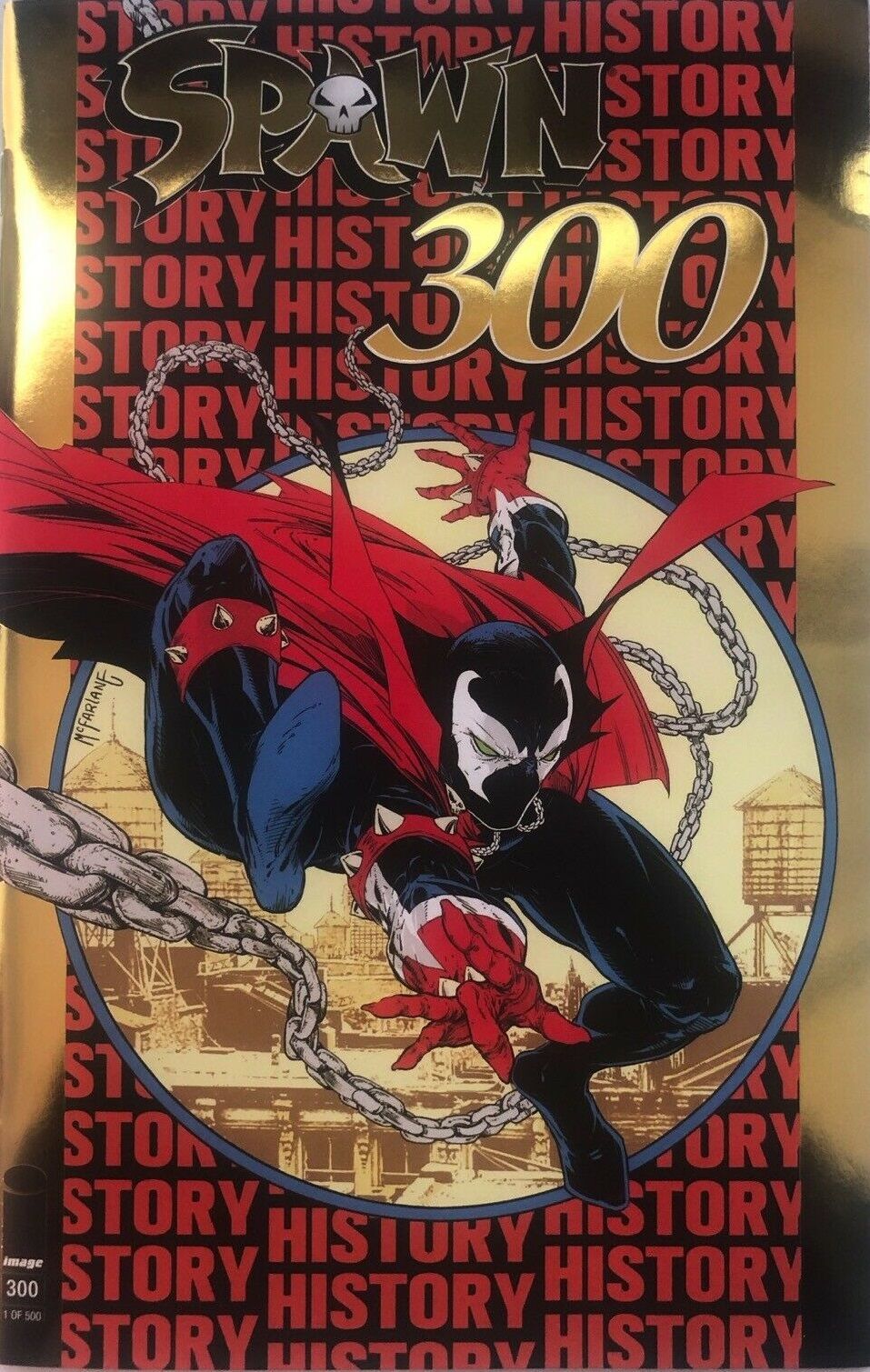 Spawn #300 (Gold Foil Edition) (2nd Printing) Value - GoCollect
