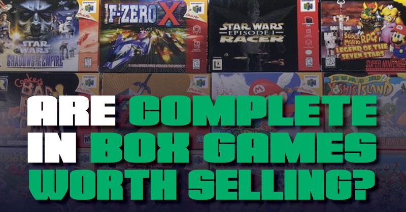 GoCollect Blog: Are Complete In-Box Video Games Worth Selling?