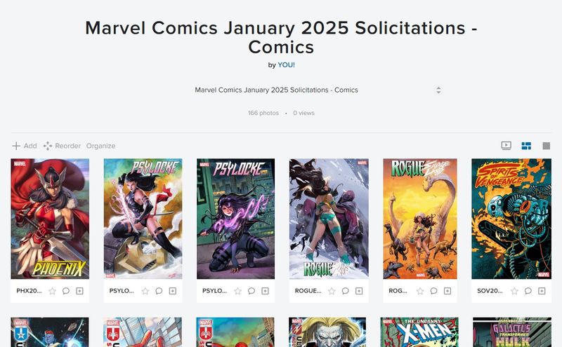 GoCollect Blog: Marvel Comics January 2025 Solicitations