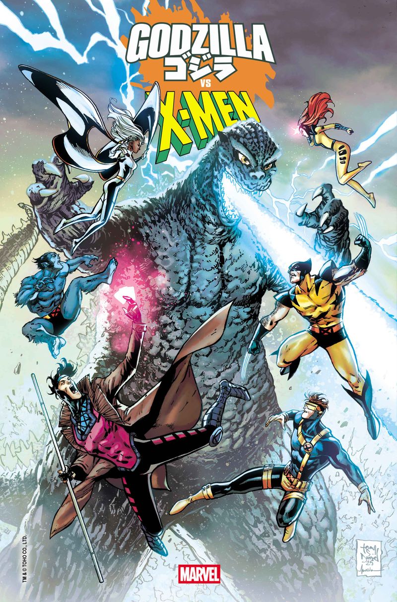 GoCollect Blog: A monster battles mutants in GODZILLA VS. X-MEN