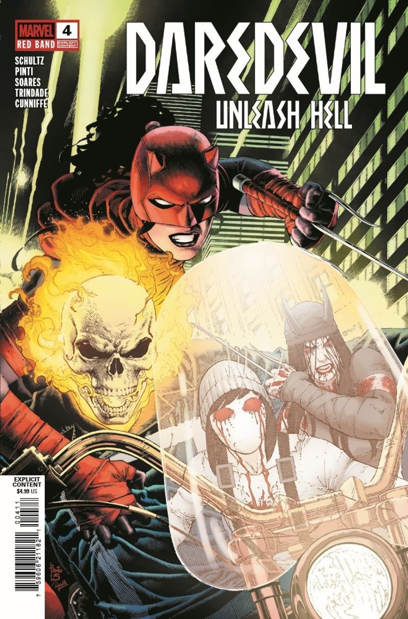 GoCollect Blog: ComicList Previews - DAREDEVIL: UNLEASH HELL - RED BAND #4