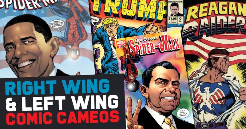 GoCollect Blog: Right Wing & Left Wing Comic Cameos