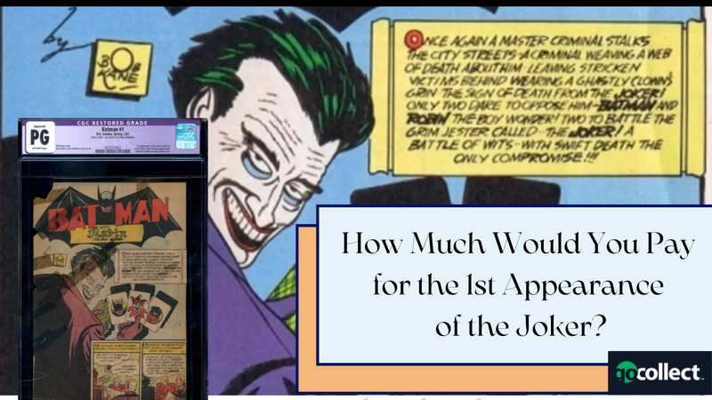 GoCollect Blog: How Much Would You Pay for the 1st Appearance of the Joker?