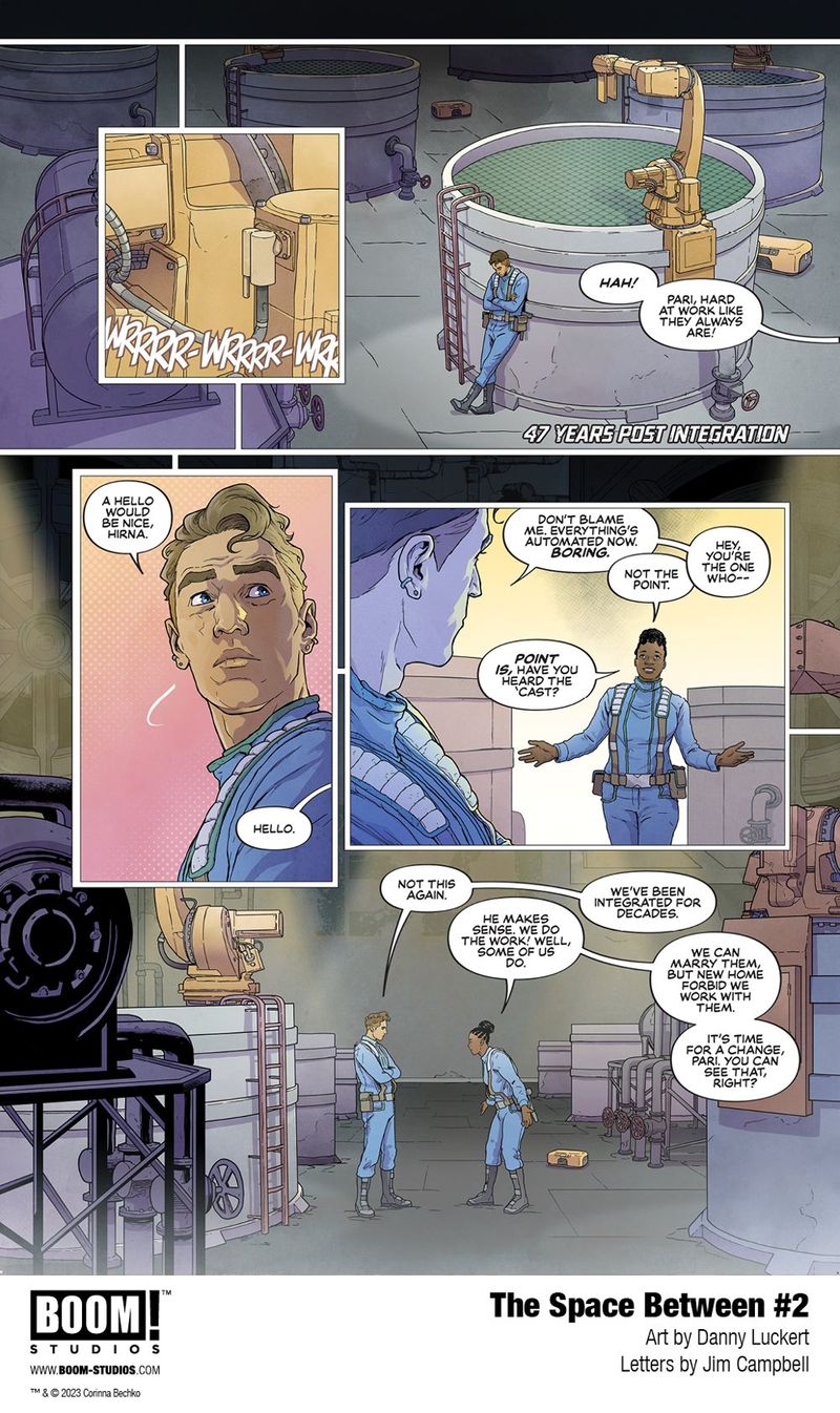 GoCollect Blog: First Look at THE SPACE BETWEEN #2 from BOOM! Studios