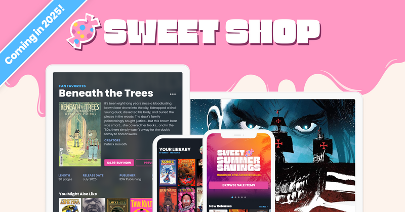 GoCollect Blog: IDW Publishing catalog to be on the Sweet Shop app