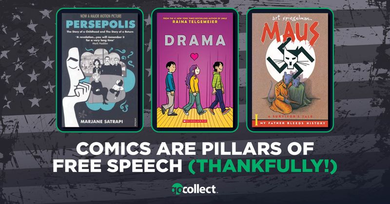 GoCollect Blog: Comics Are Pillars of Free Speech (Thankfully!)