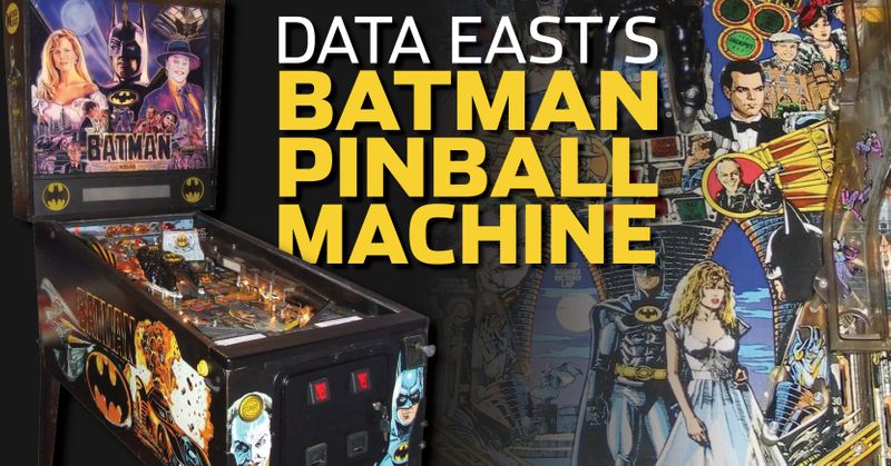 GoCollect Blog: This Game is no Joke! Data East's Batman Pinball Machine