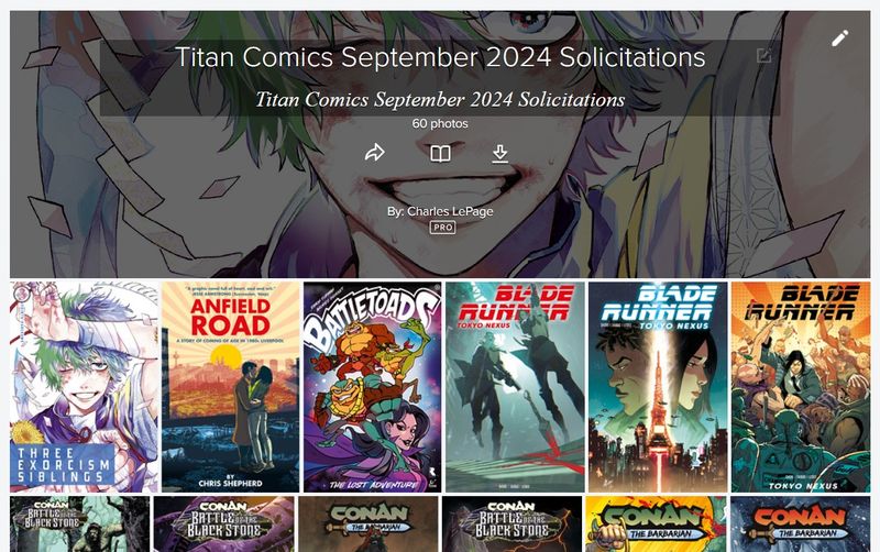 GoCollect Blog: Titan Comics September 2024 Solicitations