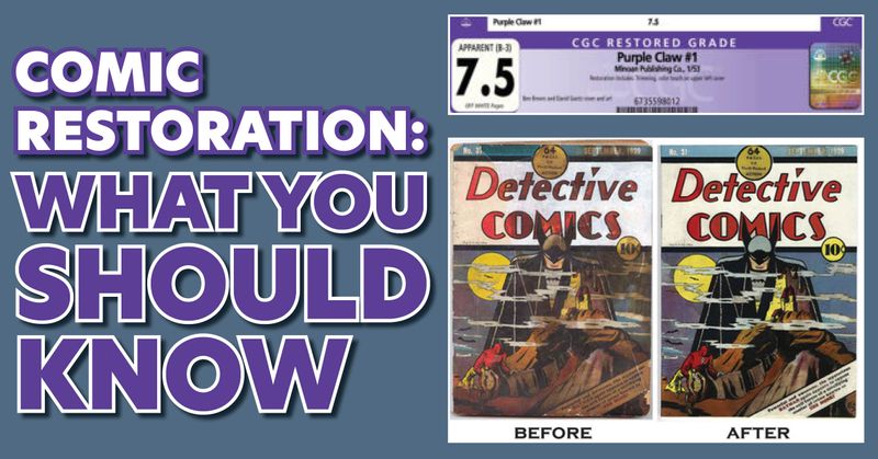 GoCollect Blog: Comic Restoration: What You Should Know