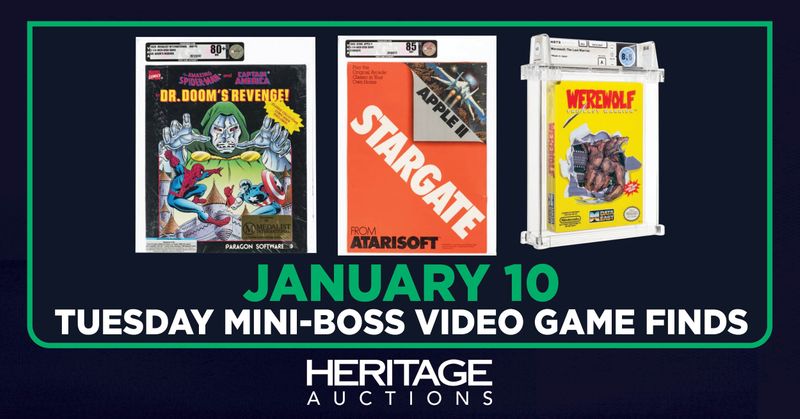 GoCollect Blog: Heritage’s Tuesday Mini-Boss Video Game Finds for ...