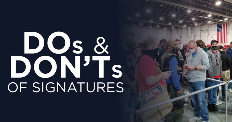 GoCollect Blog: Getting Celebrity Signatures: Dos, Don'ts, and Must-Sees
