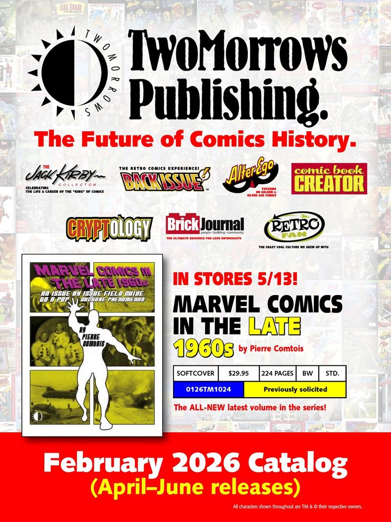 GoCollect Blog: TwoMorrows Publishing April 2026 Solicitations
