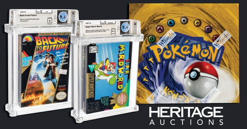 GoCollect Blog: Pokémon, Video Games Leading the Pack at Heritage Auction