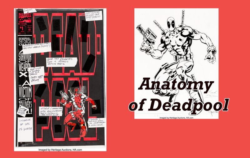 GoCollect Blog: The Anatomy of Deadpool Original Art: Artist Notes GoCollect Blog: The Anatomy of Deadpool Original Art: Artist Notes