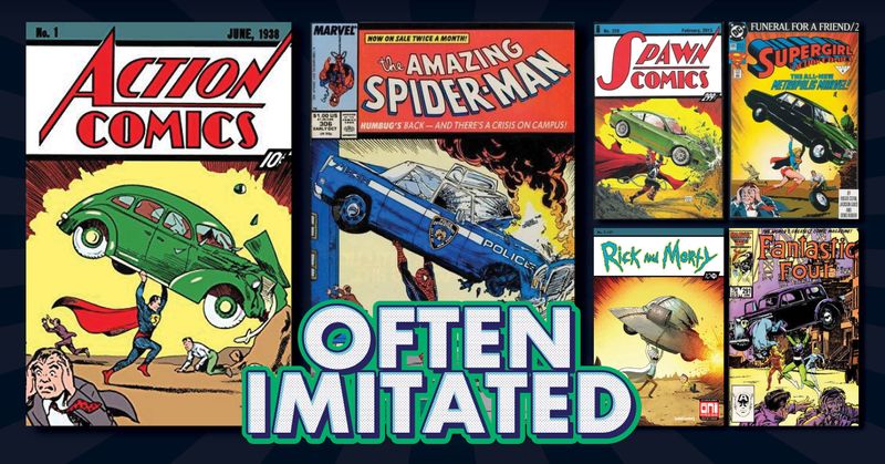 GoCollect Blog: Often Imitated: Action Comics #1 Cover Homages