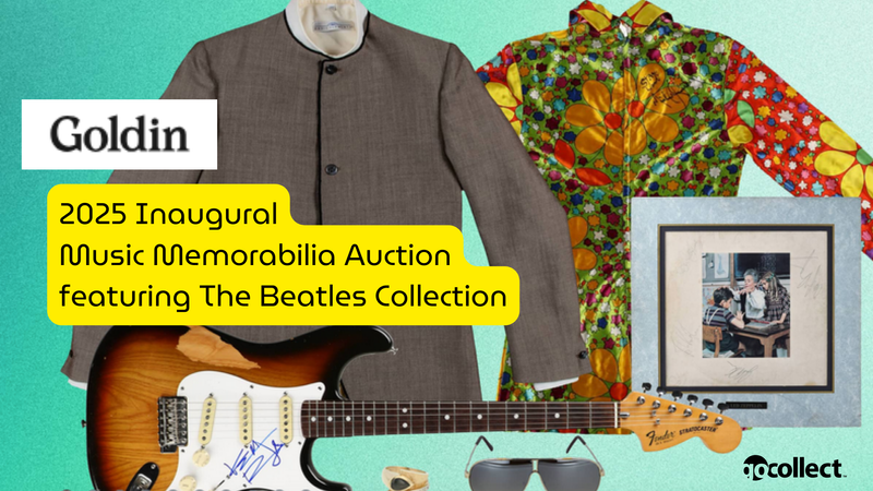 GoCollect Blog: Goldin - 2025 Inaugural Music Memorabilia Auction ...