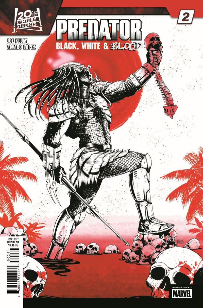 GoCollect Blog: ComicList Previews - PREDATOR: BLACK WHITE AND BLOOD #2 (OF 4)