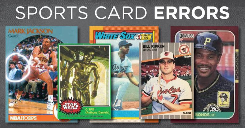 GoCollect Blog: Sports Card Errors: Collectors' Gold