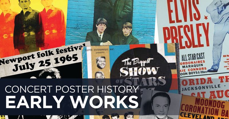 GoCollect Blog: History of Concert Posters: Early Works