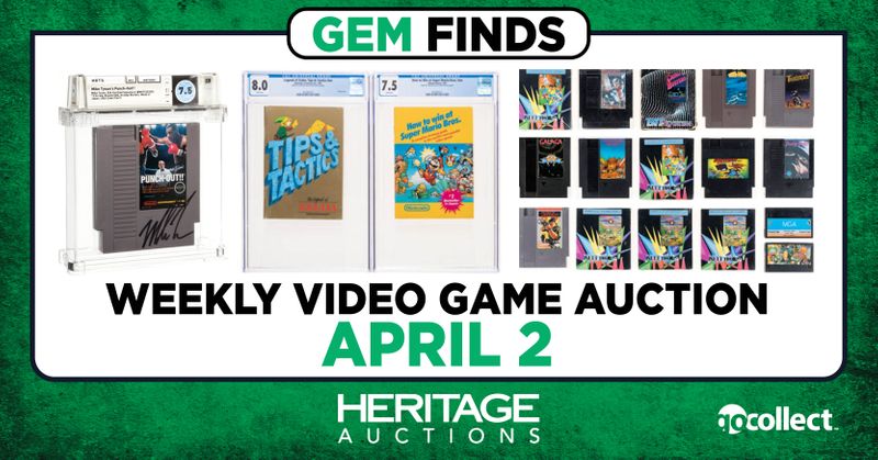GoCollect Blog: Gem Finds At Heritage's Weekly Video Game Auction April 2