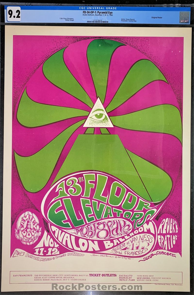 GoCollect Blog: S.F. Rock Posters' First CGC Graded Sale!