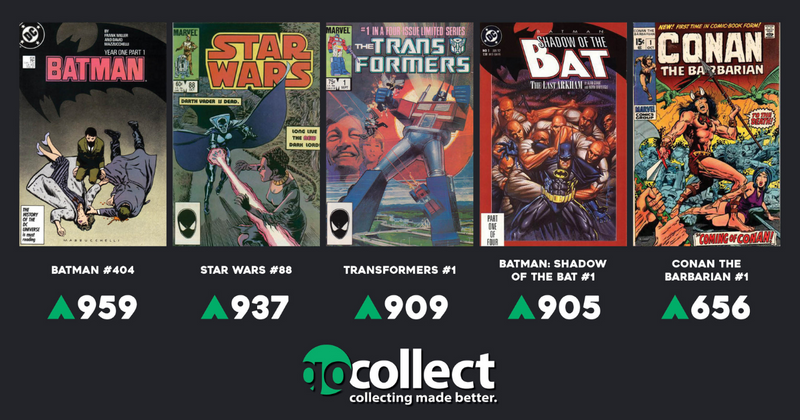 GoCollect Blog: 10/8 Hottest Comics Biggest Movers Update
