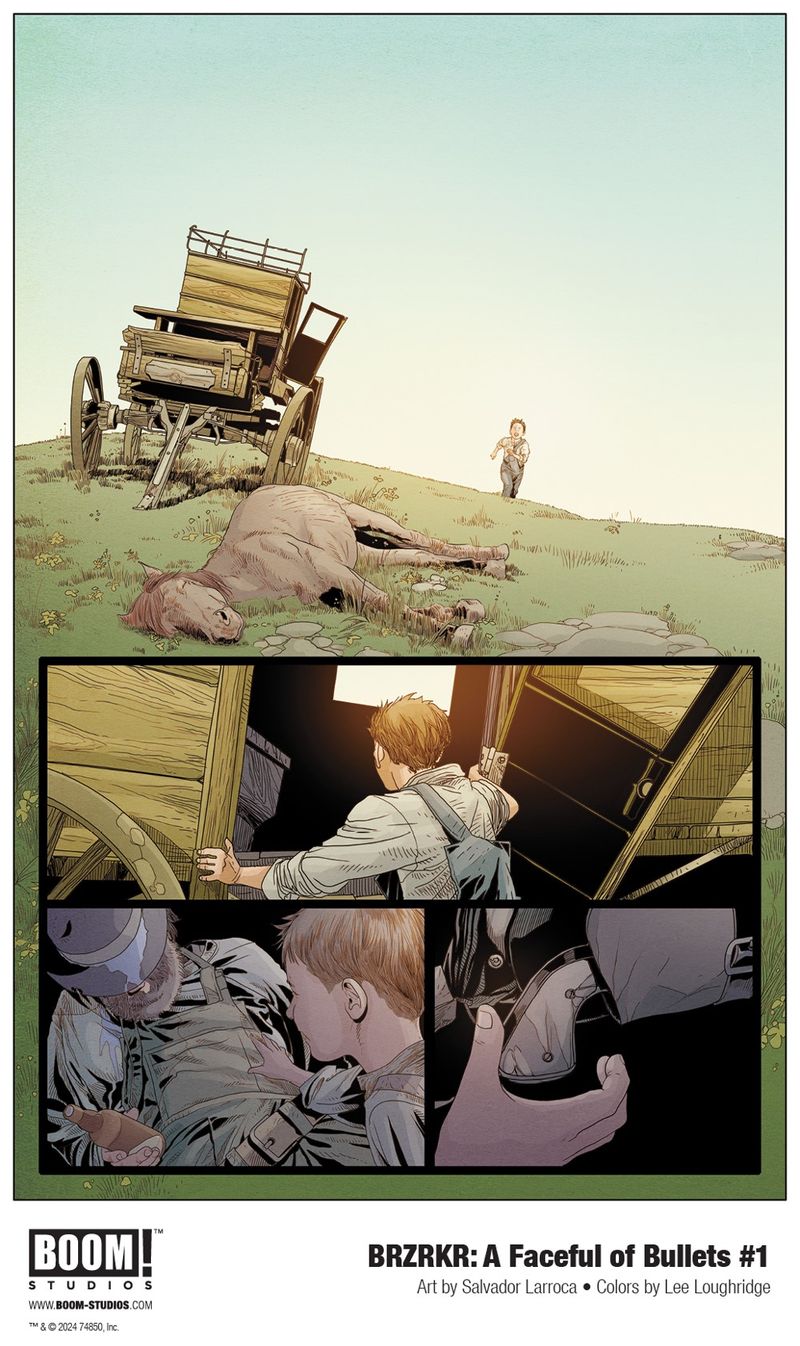GoCollect Blog: First Look at BRZRKR: A FACEFUL OF BULLETS #1 from BOOM ...