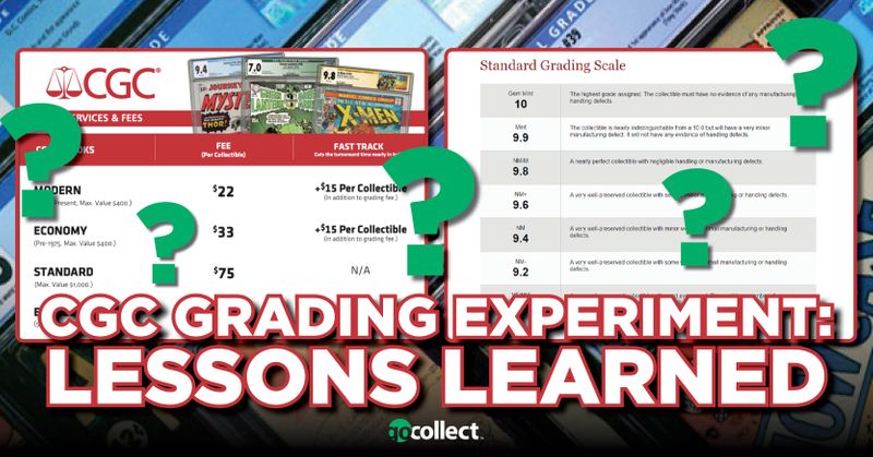 GoCollect Blog: CGC Grading Experiment: Lessons Learned
