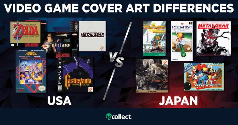 GoCollect Blog: Video Game Cover Art Differences: USA vs Japan