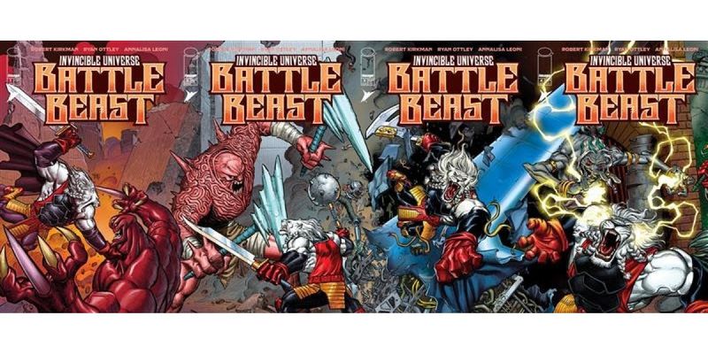 GoCollect Blog: E.J. Su connects covers for INVINCIBLE UNIVERSE: BATTLE ...