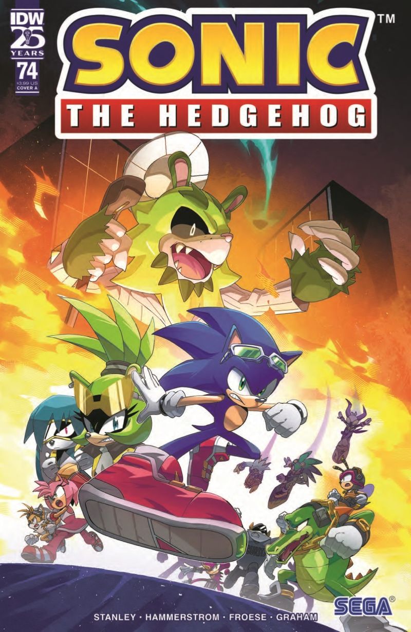 GoCollect Blog: ComicList Previews - SONIC THE HEDGEHOG #74