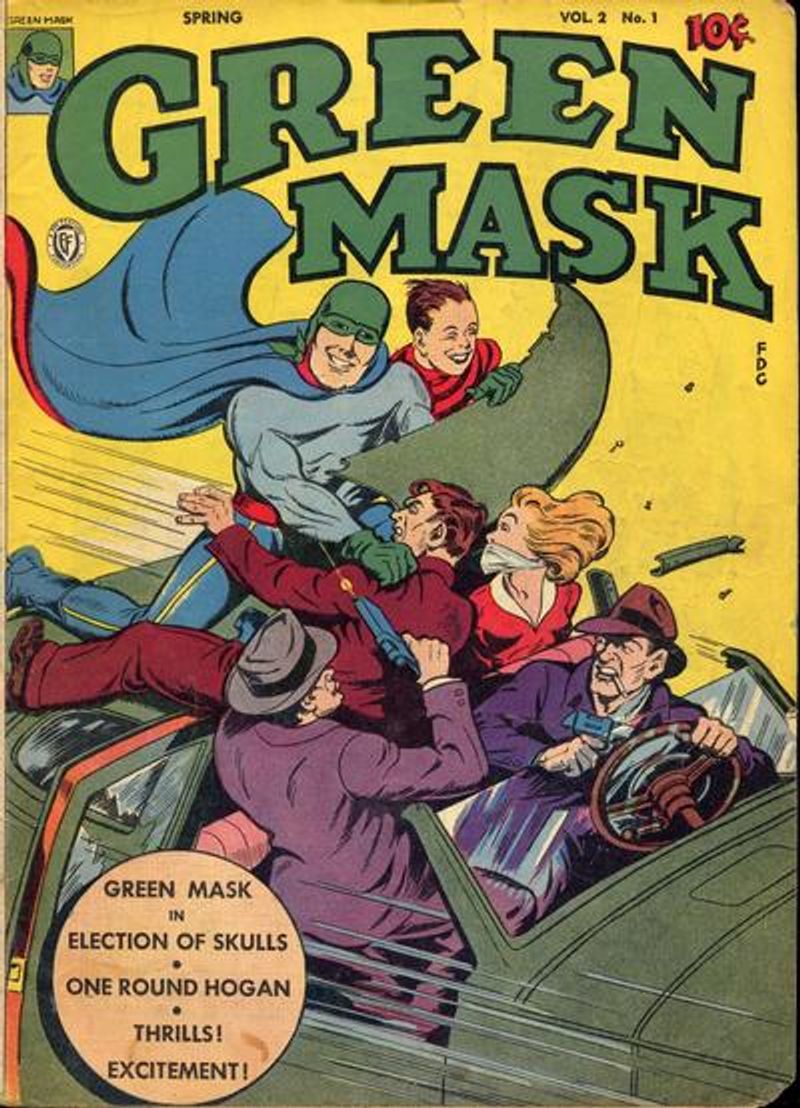 GoCollect Blog: Seeing Green: The Green Mask Comics on Auction