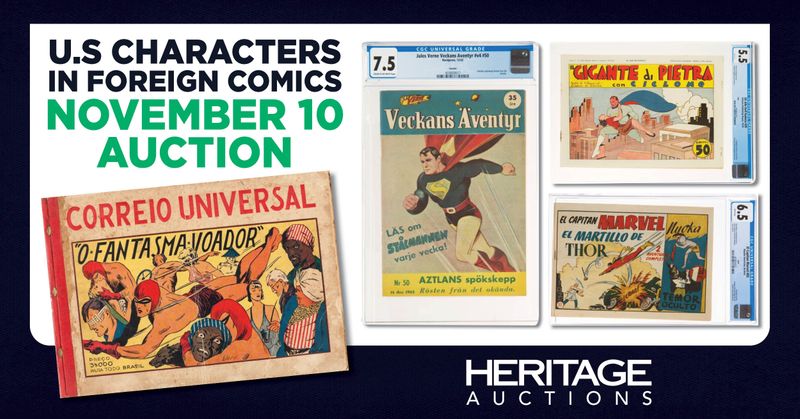 GoCollect Blog: Heritage's U.S Characters in Foreign Comics November 10 ...