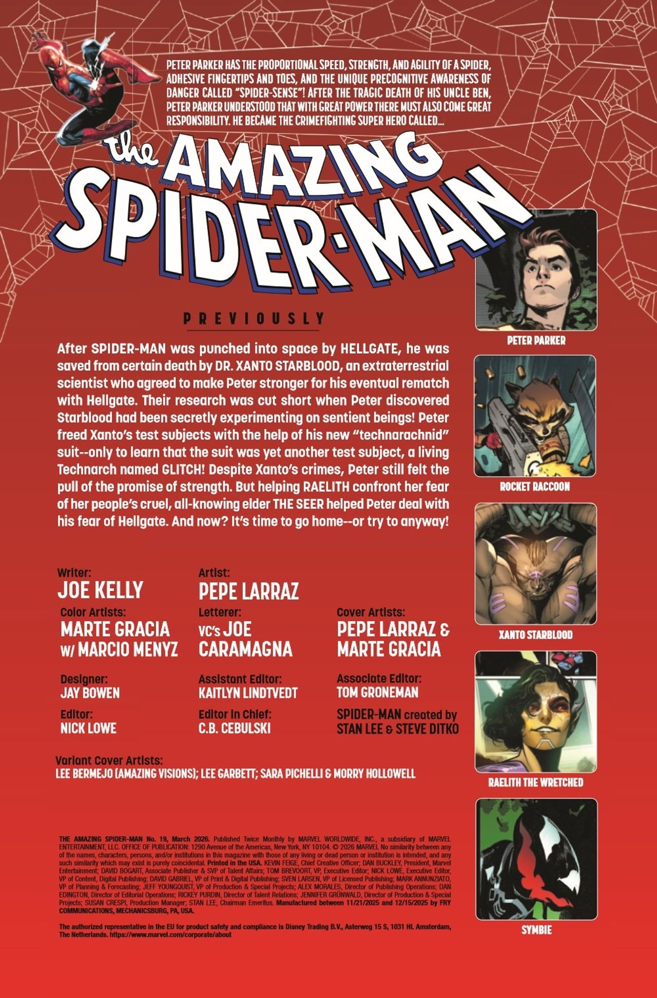 GoCollect Blog: ComicList Previews - THE AMAZING SPIDER-MAN #19 (2026)