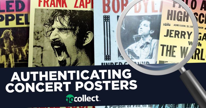 GoCollect Blog: Real or Fake? Authenticating Concert Posters