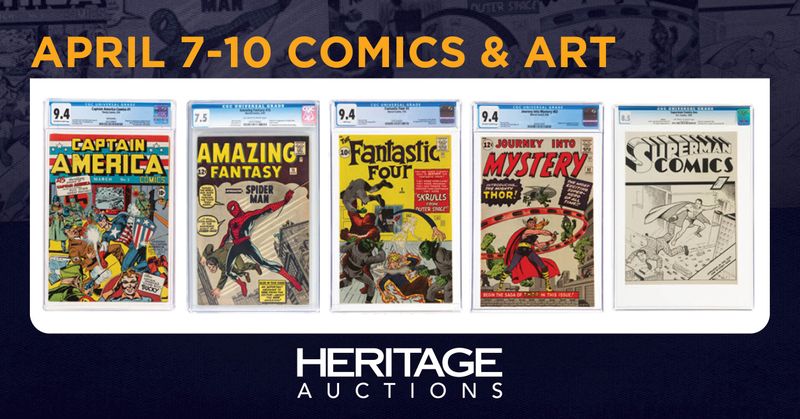 GoCollect Blog: Heritage: April 7-10 Comics & Comic Art Auction