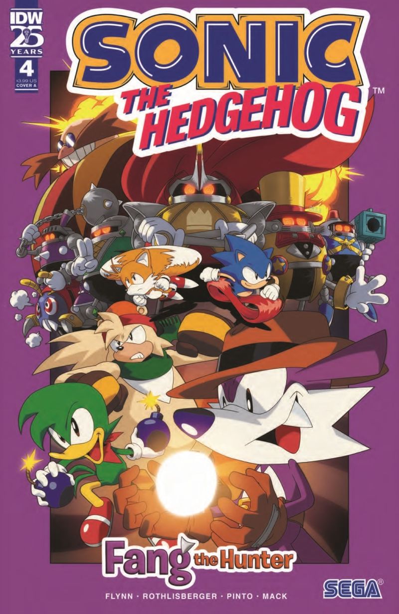 GoCollect Blog: ComicList Previews - SONIC THE HEDGEHOG: FANG THE HUNTER #4