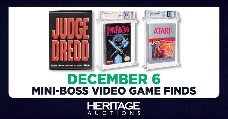 GoCollect Blog: Heritage’s Tuesday Mini-Boss Video Game Finds for ...