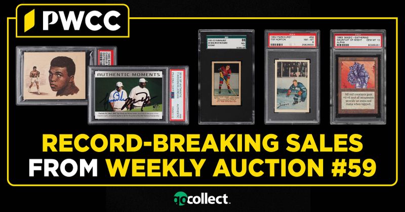 GoCollect Blog: PWCC's Record-Breaking Sales from Weekly Auction #59
